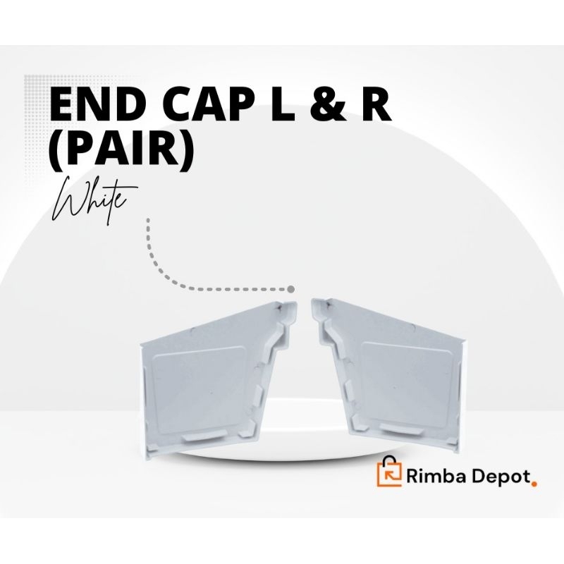 End Cap/Stopper Left & Right - UPVC Fittings(G100) Grey & White Color ...