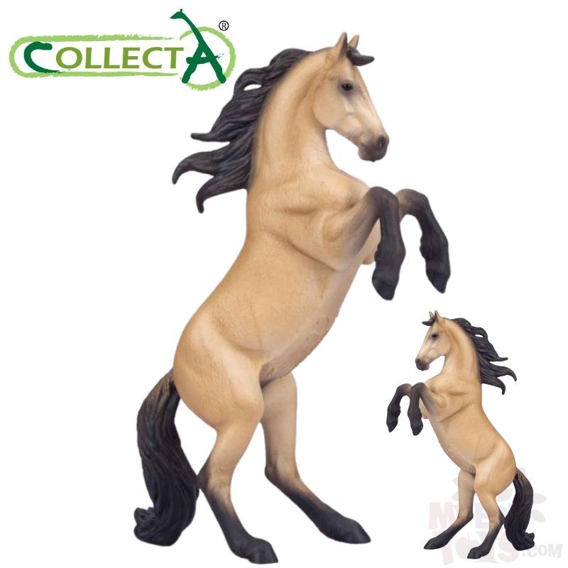 Warlander Mare Rearing Buckskin - Collecta 80013 Horse Action Toy ...