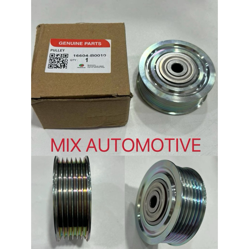 100% PERODUA MYVI LAGI BEST FAN BELT PULLEY PULLY TALI KIPAS 16604 ...