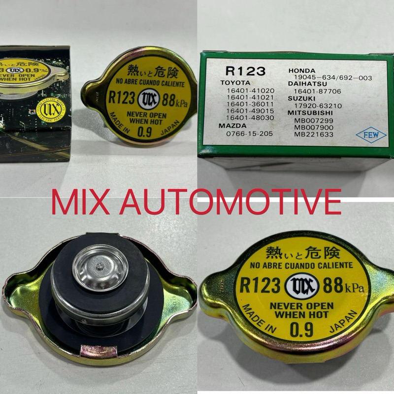100% FUTABA RADIATOR CAP R123 FEW ENGINE COOLANT RADIATOR CAP PENUTUP ...