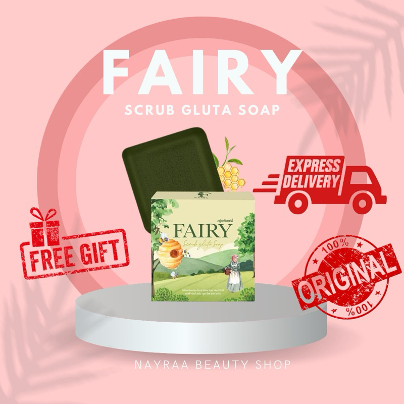 FAIRY SCRUB GLUTA SOAP - NEW PACKAGING 💯 ORIGINAL | Shopee Malaysia