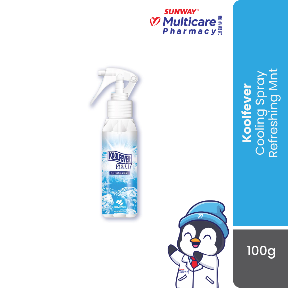 Kool Fever Spray Refreshing Mint 100ml | Shopee Malaysia