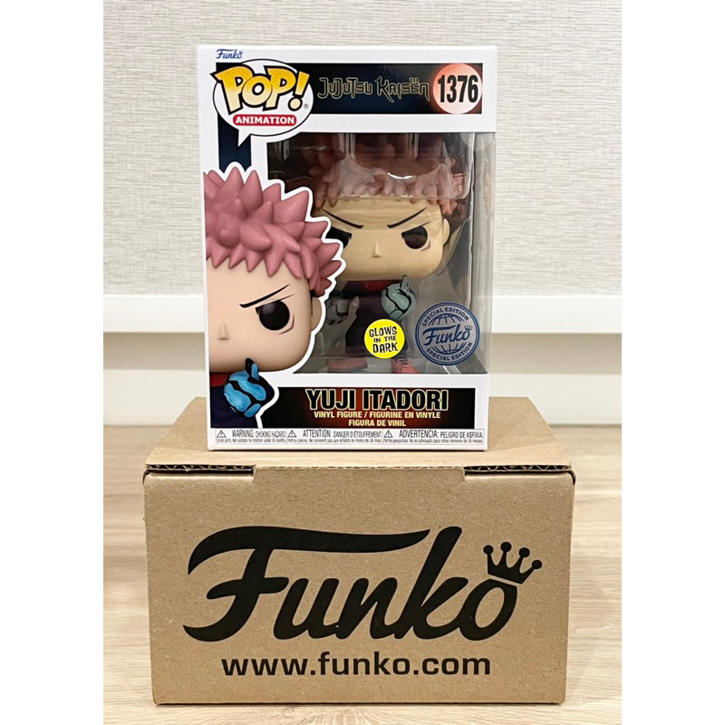 [Authentic] Funko Pop! 1376 YUJI ITADORI (Glows In The Dark) Jujutsu ...