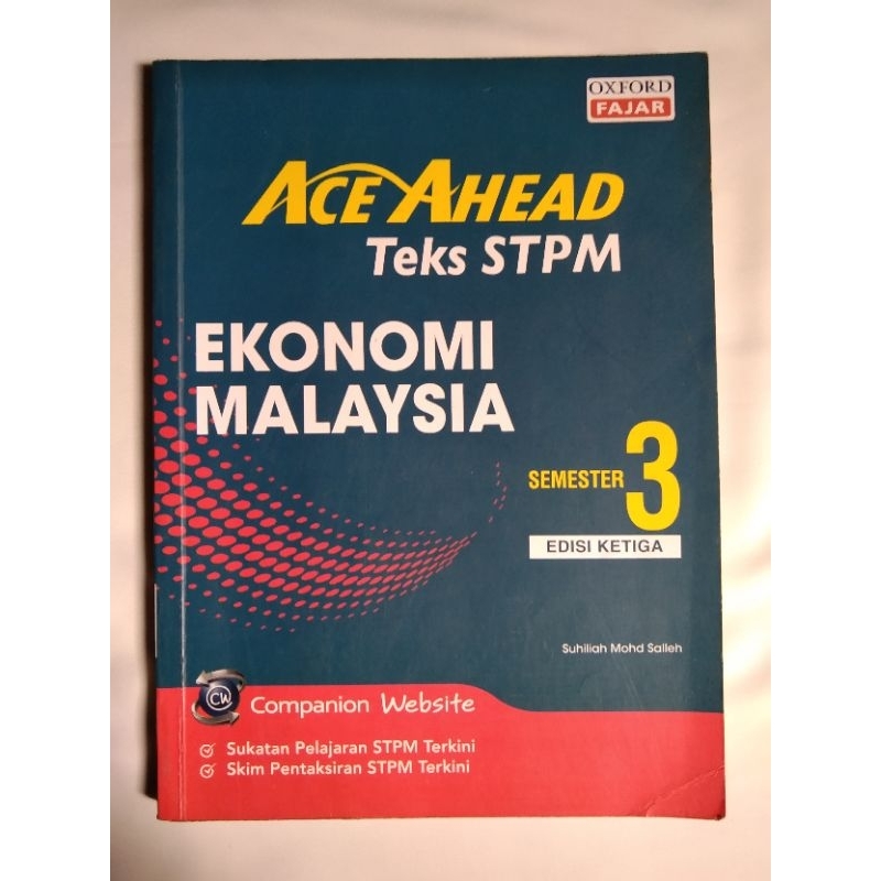 [PRELOVED] Buku Teks STPM Ekonomi Semester 3 (Oxford Fajar) | Shopee Malaysia