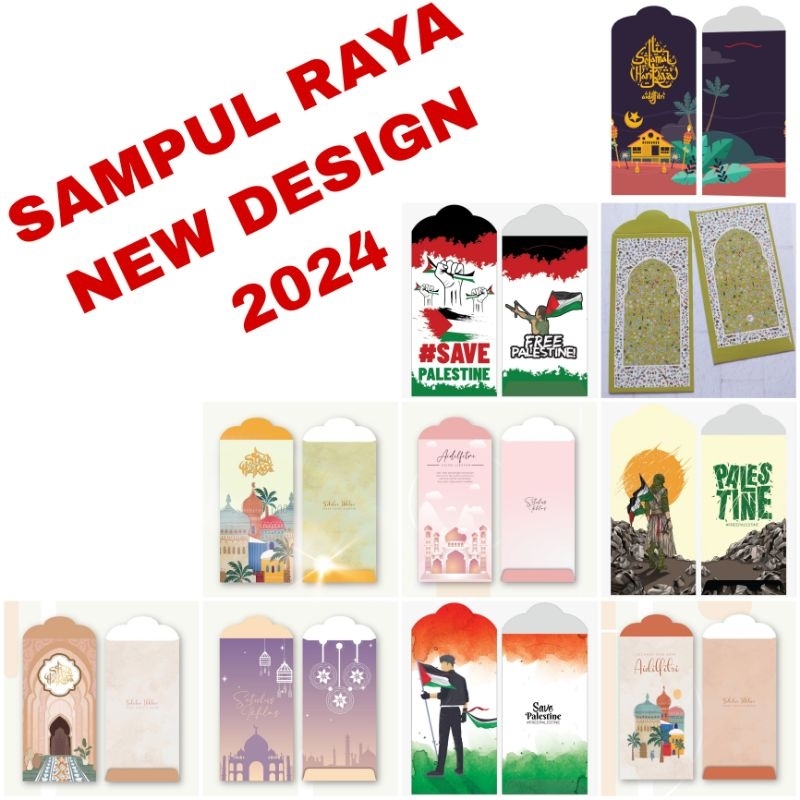 SAMPUL RAYA ISLAMIC CARTOON READY STOK 2024 | Shopee Malaysia