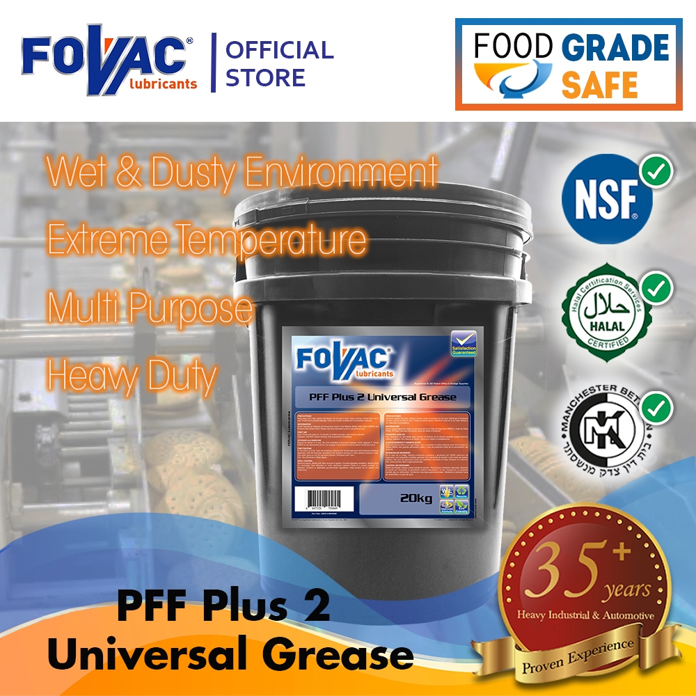 PFF Plus 2 Universal Grease Food Grade Food Safe Gris - 20kg | Shopee ...