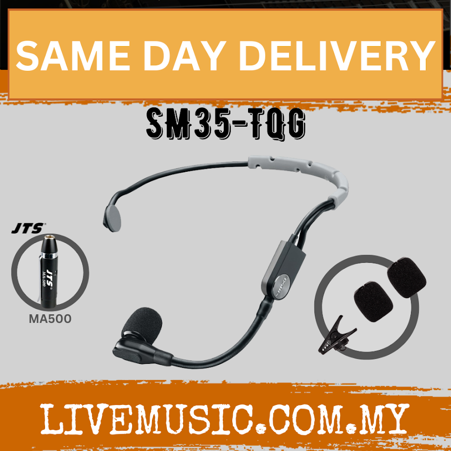 Shure SM35-TQG Performance Headset Condenser Microphone JTS MA500 ...