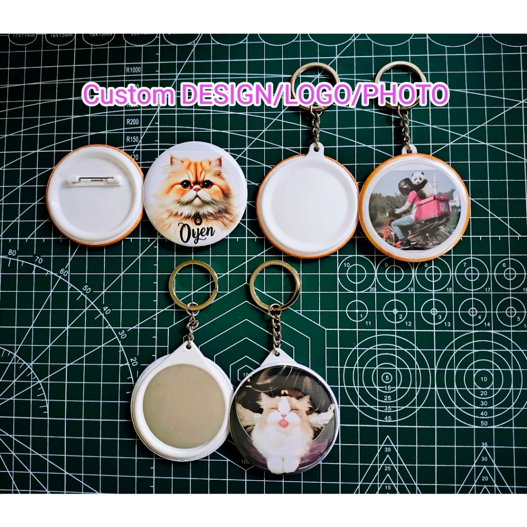 CUSTOM BUTTON BADGES 58MM🔥🔥🔥 | Shopee Malaysia