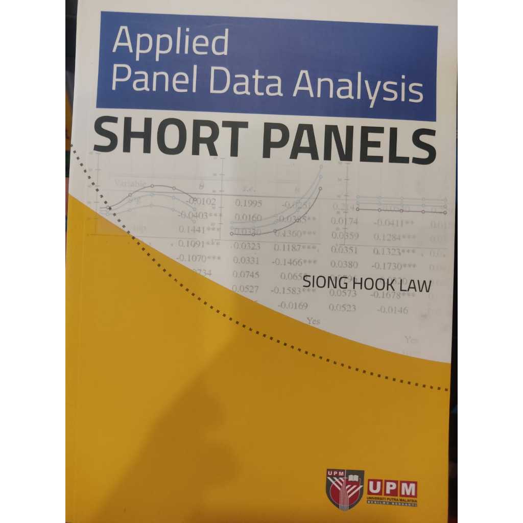 (UPM) APPLIED PANEL DATA ANALYSIS : SHORT PANELS | Shopee Malaysia