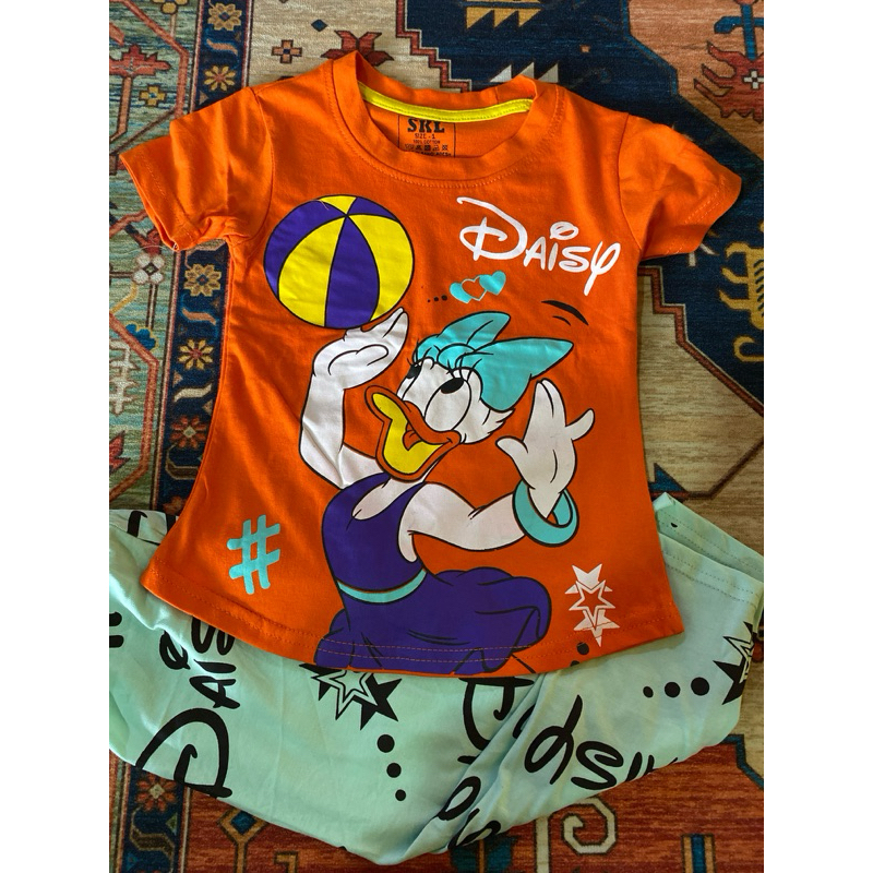 Daisy duck pyjamas short sleeve | Shopee Malaysia