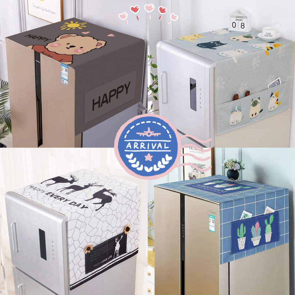 Refrigerator Cover with Side Pockets - Cinnamoroll - Modern Ins Fridge ...
