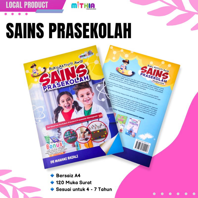BUKU AKTIVITI AWAL SAINS PRASEKOLAH/PRESCHOOL SCIENCE ACTIVITY BOOK ...