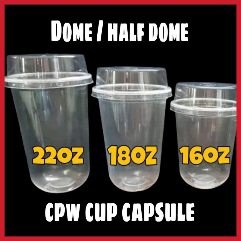 50 pcs Boba Cup / Cup Capsule / Gelas Air Boba CPW | Shopee Malaysia