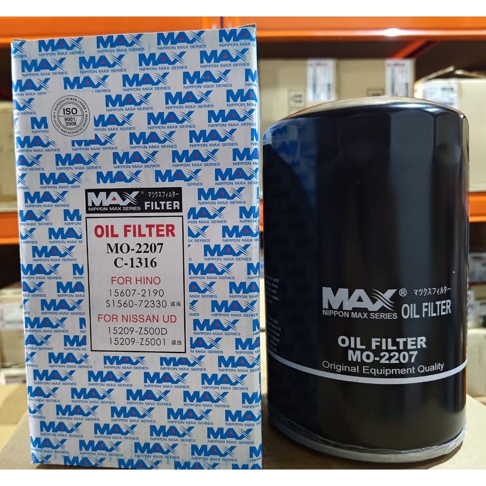 Hino Bus RN8J GH8J J08E China bus CJ8 Oil Filter 15607-2190 MO-2207 C ...