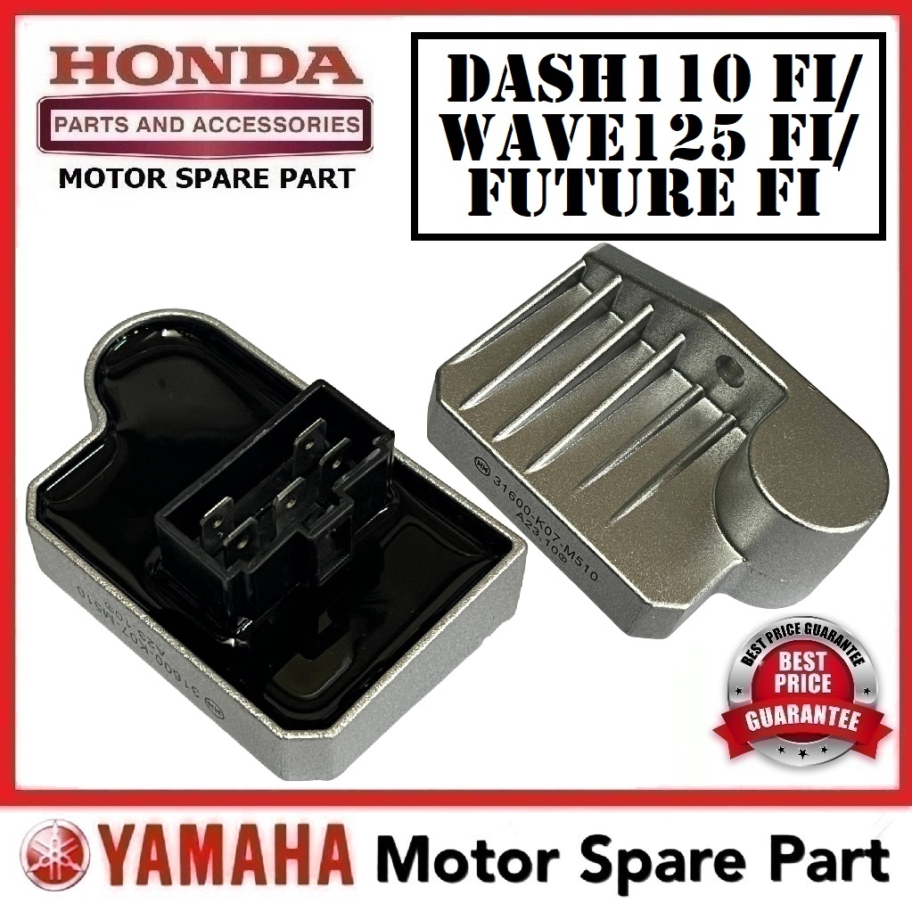 HONDA DASH110 / WAVE125 / FUTURE125 FI RECTIFIER ASSY 0 REGULATOR ...