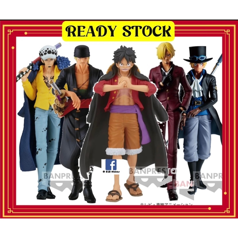 【100% ORI 🇯🇵】ONE PIECE 【SABO】BANPRESTO DEPARTURE SHUKKO BANDAI FIGURE 路飞 索隆 山治 萨博 罗 海贼王 模型 ...