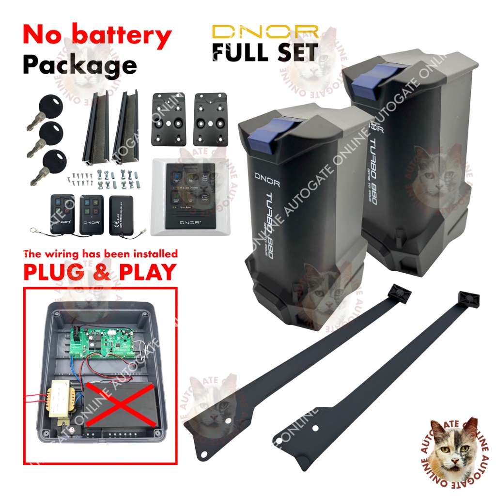 DNOR TURBO 880 AUTOGATE SWING & FOLDING AUTOGATE (FULL SET) - AUTOGATE ...