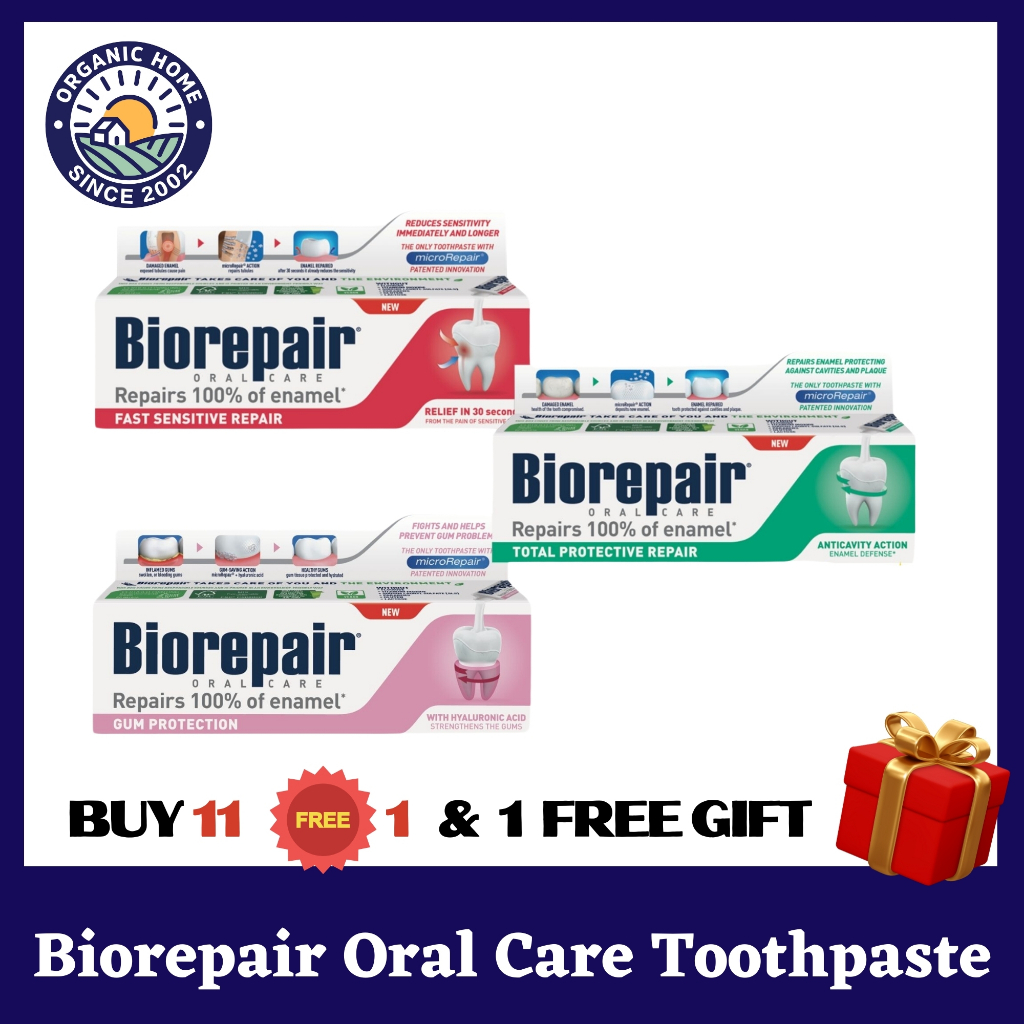 Biorepair Oral Care Toothpaste (75ml) | Shopee Malaysia