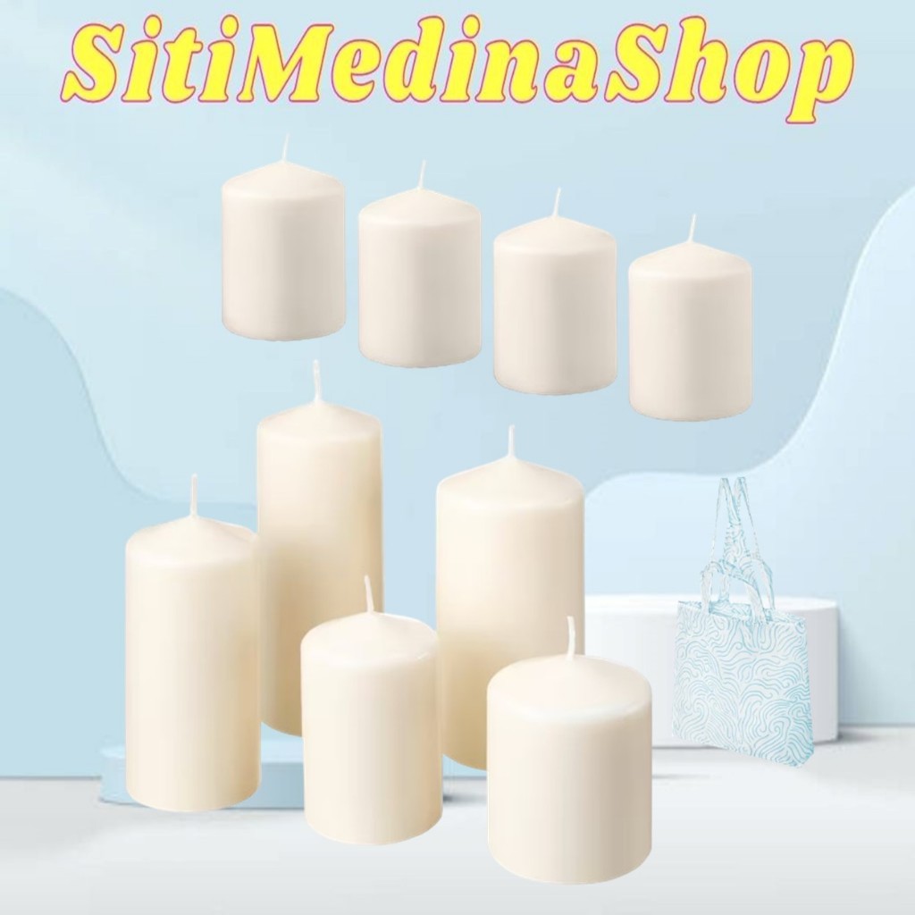 BLOCK UNSCENTED CANDLE/BLOCK NORMAL CANDLE/BLOK LILIN BIASA/BLOK LILIN ...