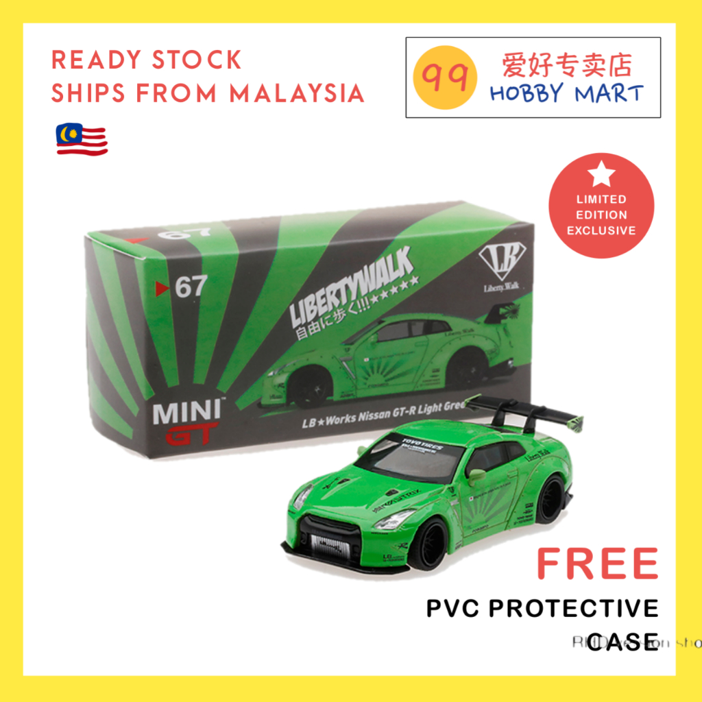 Mini GT 67 Nissan GTR GT-R R35 LB Works Light Green Philippines ...