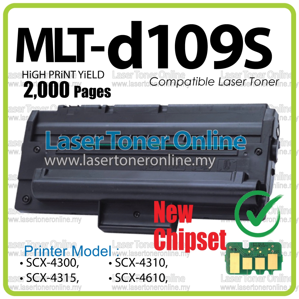 MLT-D109S MLTD109S For Samsung SCX 4300 4310 4315 4610 SCX4300 SCX4610 ...