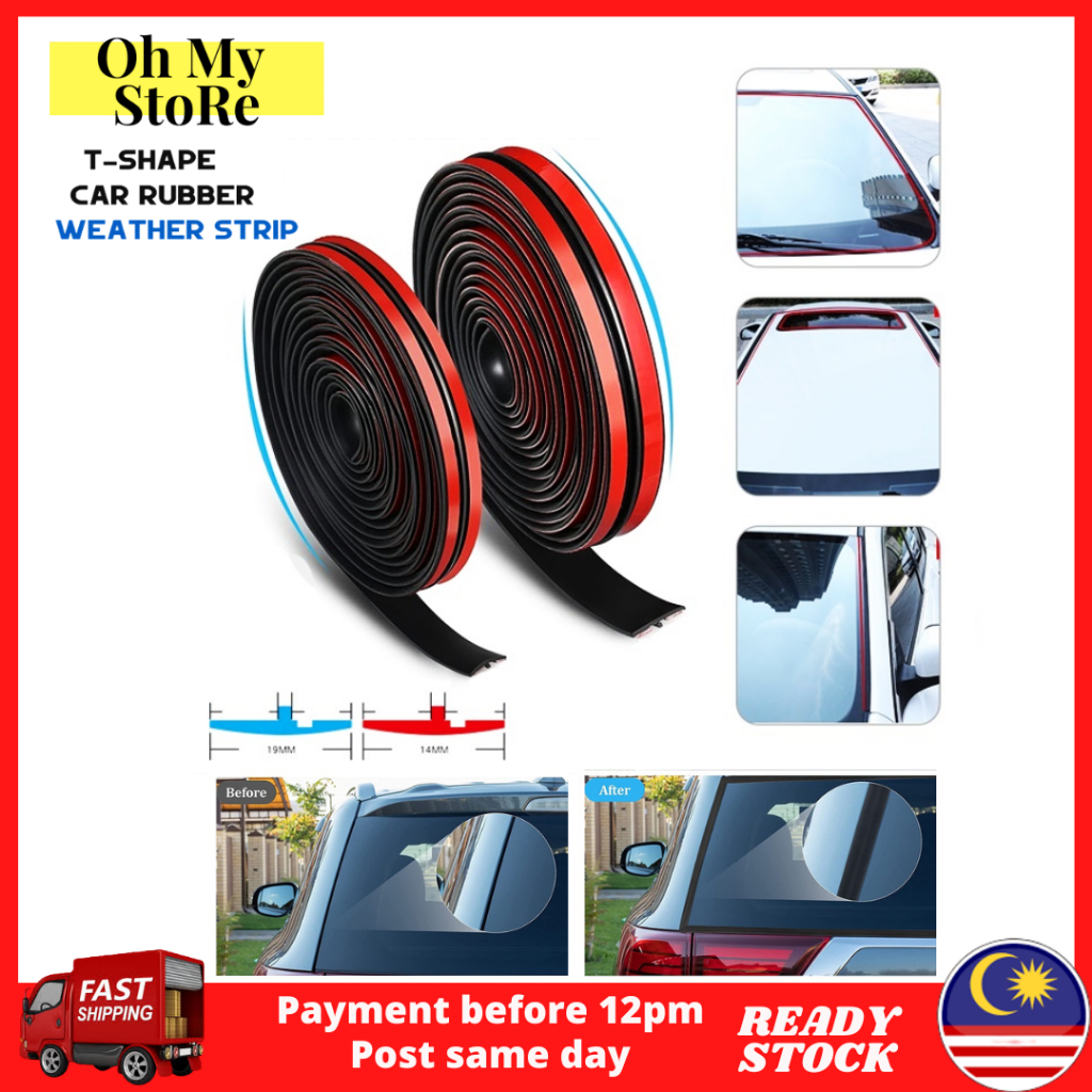 Car Windscreen Windshield Rubber Seal Strip Roof Window Door Edge Sound ...