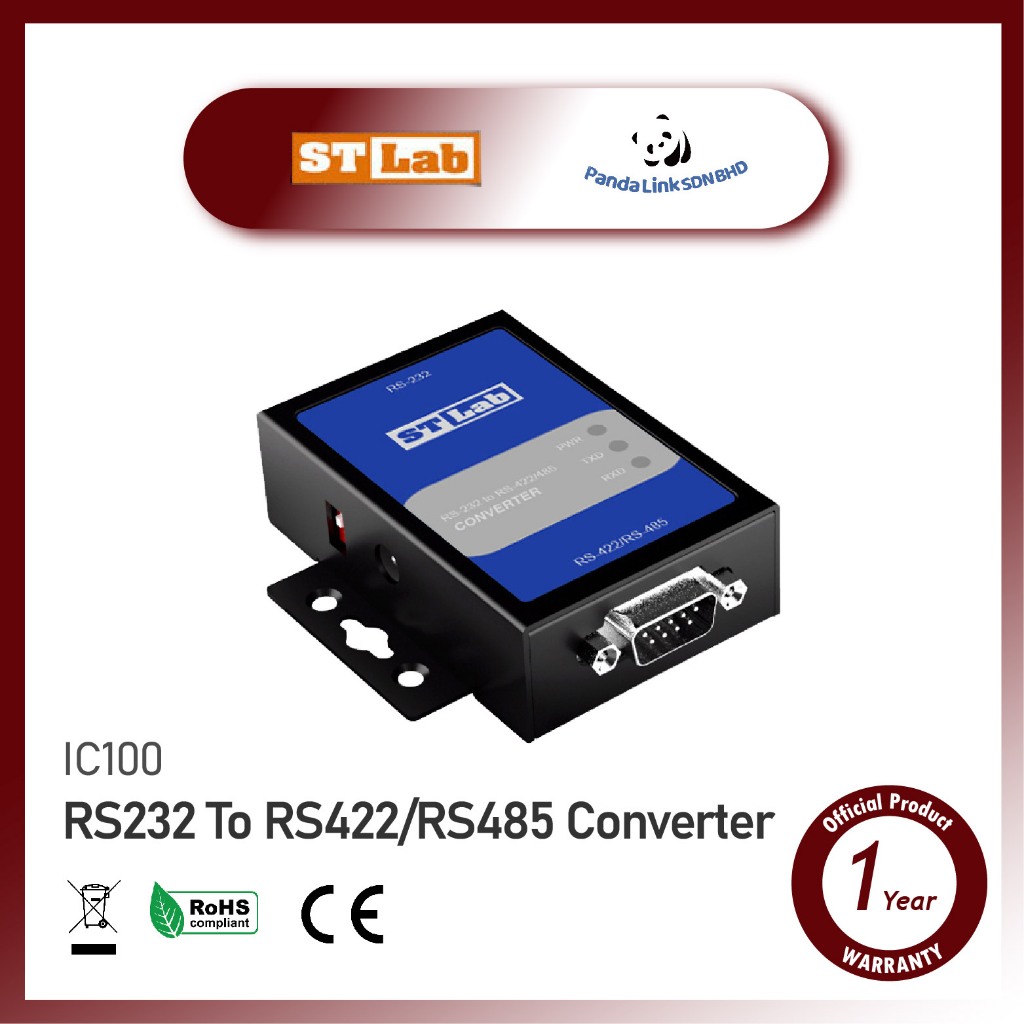 ST-LAB IC100 RS232 to RS422/RS485 Converter | Shopee Malaysia