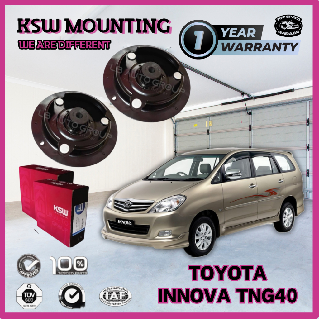 TOYOTA INNOVA TGN40 - QHUK ABSOBER MOUNTING | FRONT/DEPAN SET [2PCS ...