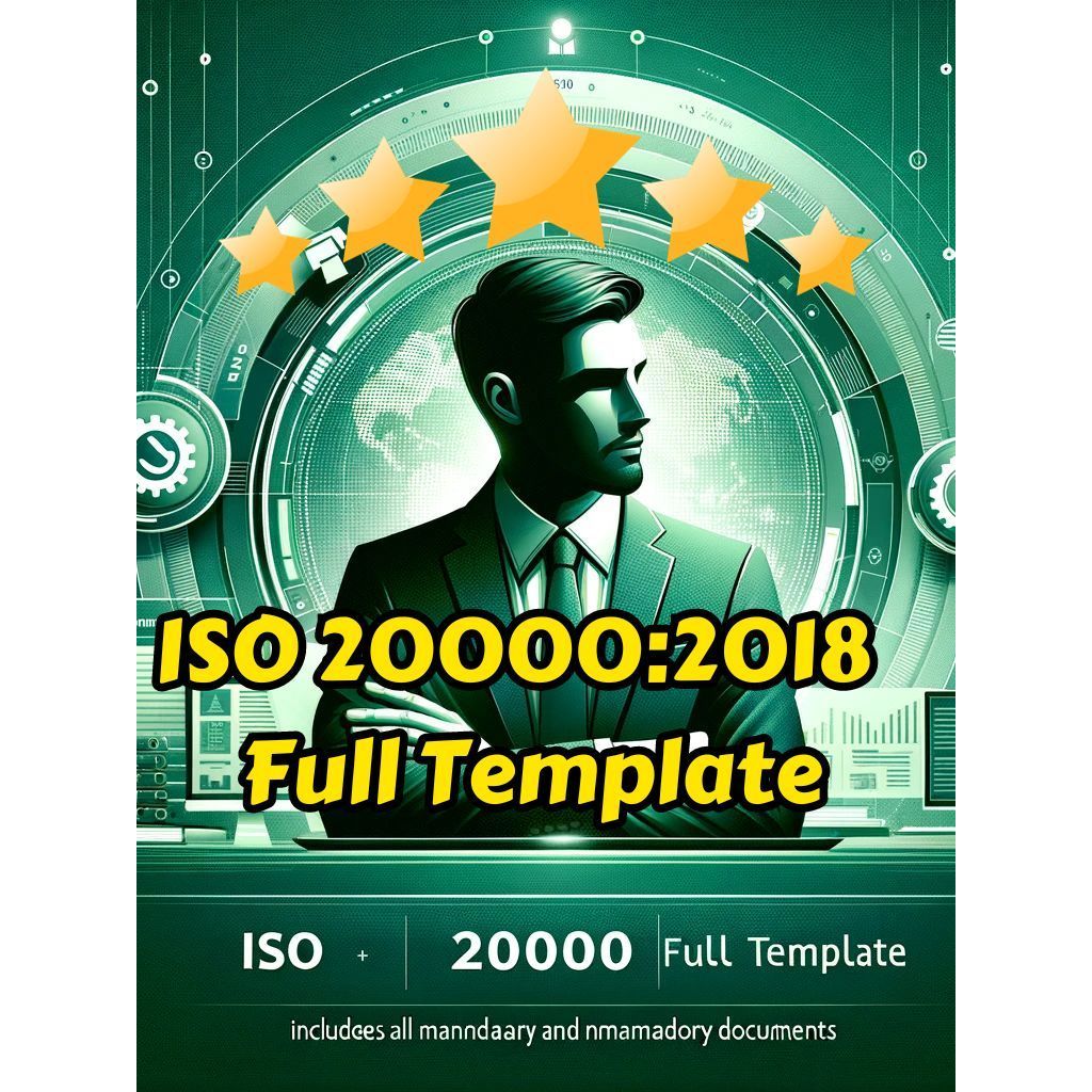 5 Stars! FULL ISO 20000 GPT + office templates Certified ISO auditor ...