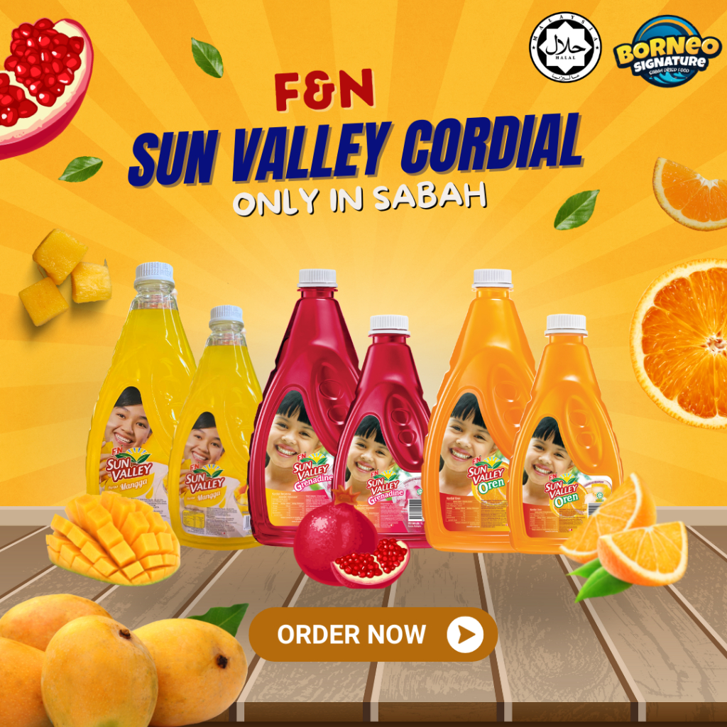 [EDISI RAMADAN] F&N SUNVALLEY CORDIAL PERISA GRENADINE, MANGGA, OREN ...
