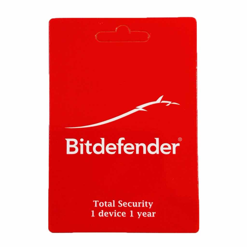 Bitdefender Total Security (E-Card) Antivirus - 1 Device 1 Year ...