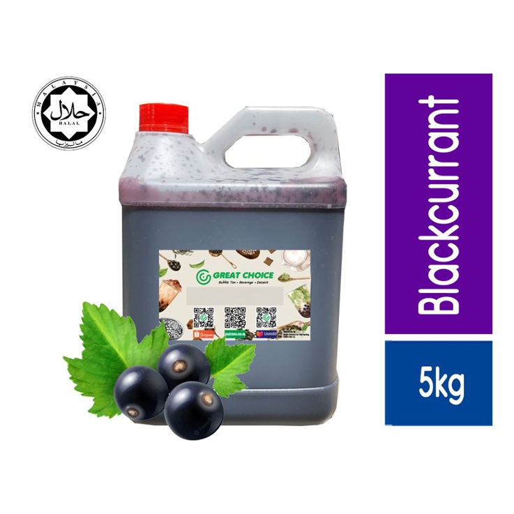 BLACKCURRANT SYRUP 5KG - TAIWAN IMPORT JUICE FRUIT CORDIAL | Shopee ...