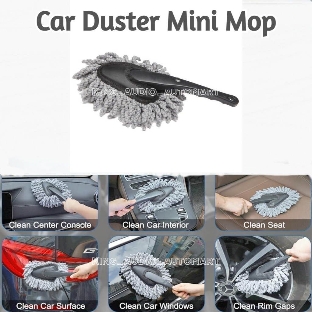 New Car Small Duster Dust Removal Cleaning Car Mini Mop Interior ...