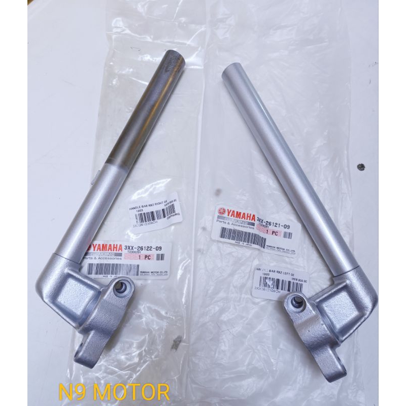 100%ORIGINAL YAMAHA RXZ HANDLE BAR ORIGINAL HANDLE STEELING KIRI KANAN ...