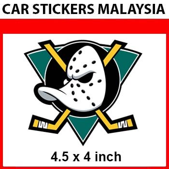 Car Sticker/Bumper Sticker/Motor Sticker - Mighty Ducks | Shopee Malaysia