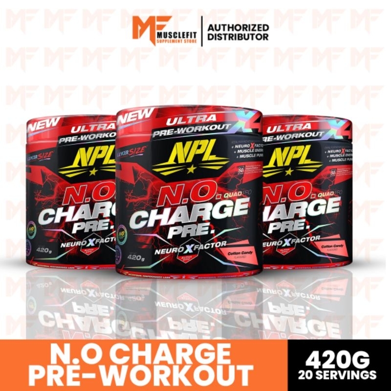 NPL N.O Charge Pre Workout 420 g ( 20 servings) | Shopee Malaysia