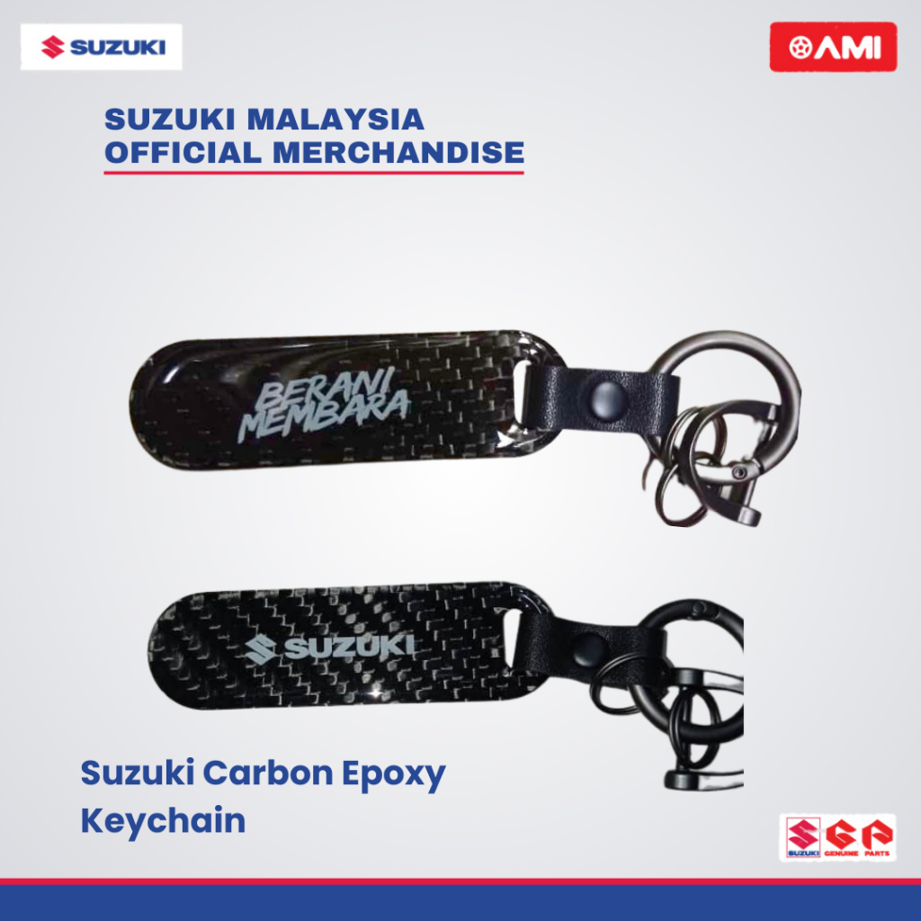 Suzuki Anti-lost Car Motorcycle Keychain Keyring Carbon Epoxy Auto ...