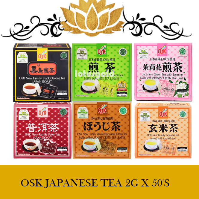 OSK JAPANESE TEA 2G X 50'S | Shopee Malaysia