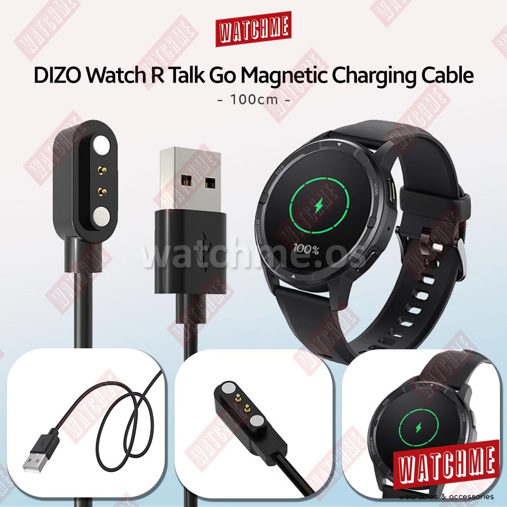 DIZO Watch R Talk Go Magnetic Charging Cable, USB Cable 100cm For ...