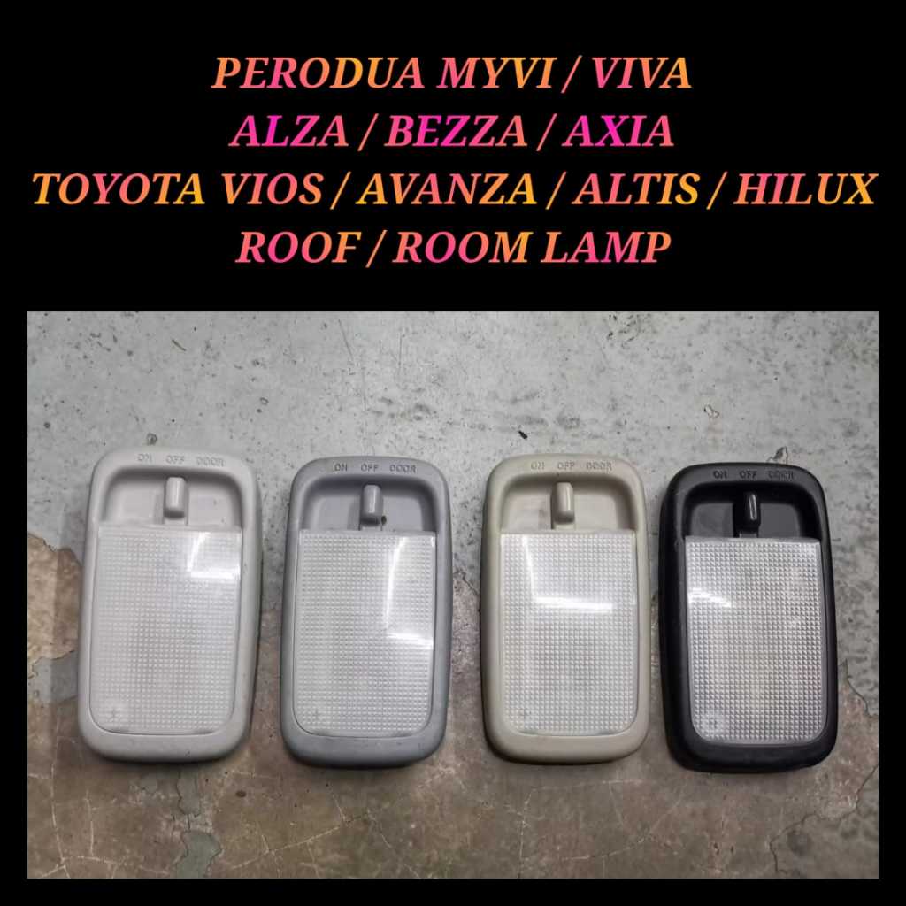 🇯🇵🇯🇵 Roof / Room Lamp Perodua Myvi Viva Alza Bezza Axia Toyota Vios ...