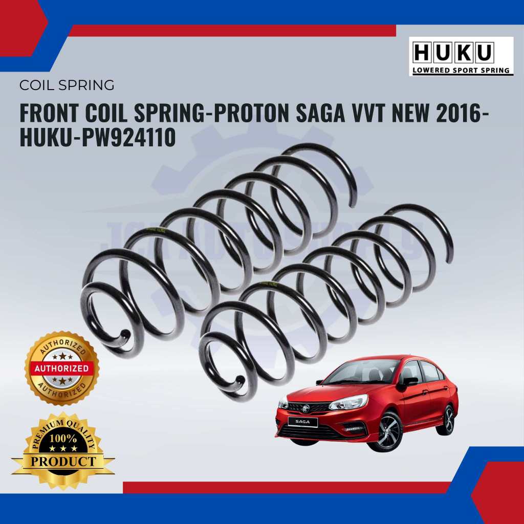 Proton Saga VVT-Front Coil Spring-HUKU-PW924110 | Shopee Malaysia