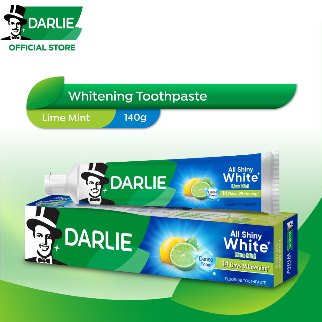DARLIE All Shiny White Lime Mint Whitening Toothpaste 140g | Shopee Malaysia