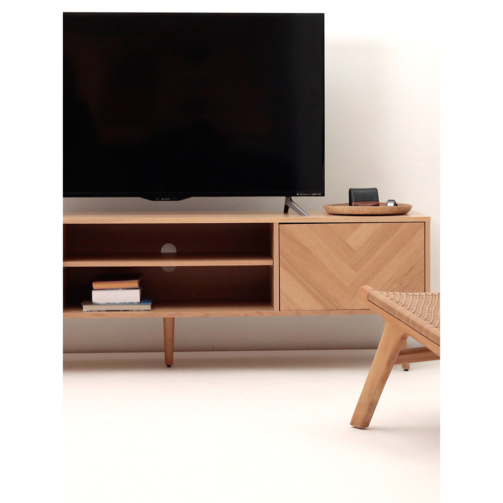 PARKER 1.8M Modern Minimal Scandic Design TV Console Media Cabinet Unit ...