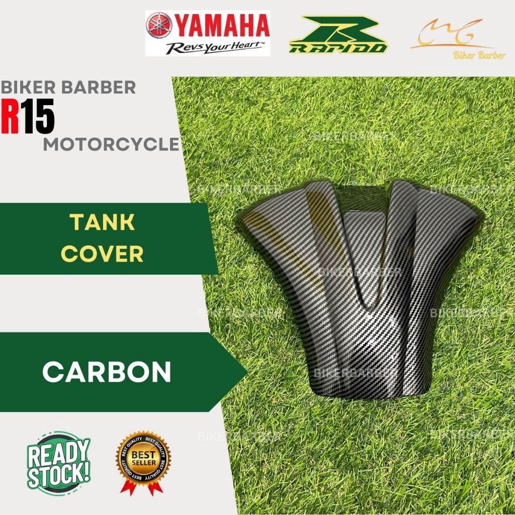 RAPIDO Yamaha R15 Tank Cover Carbon | Shopee Malaysia