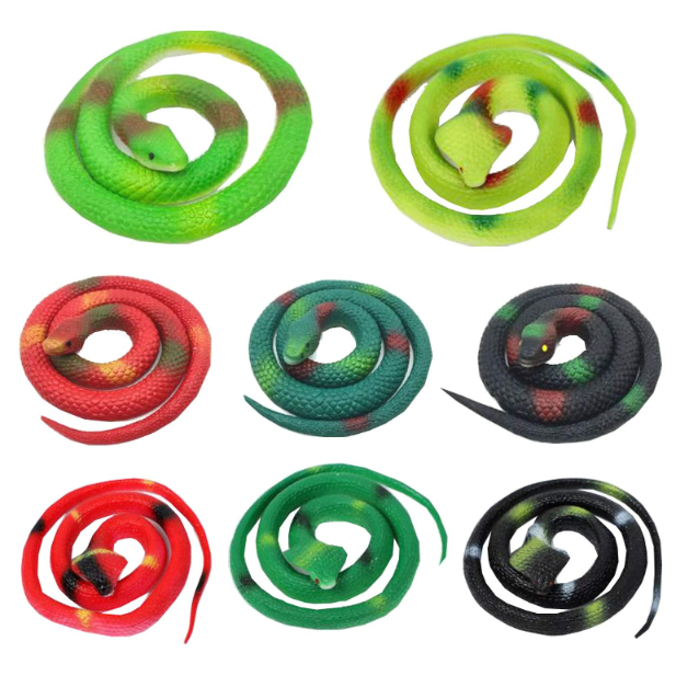 Mainan Ular Lucu Ular Getah Set Figure Party Favors Prank Toy for Kids ...