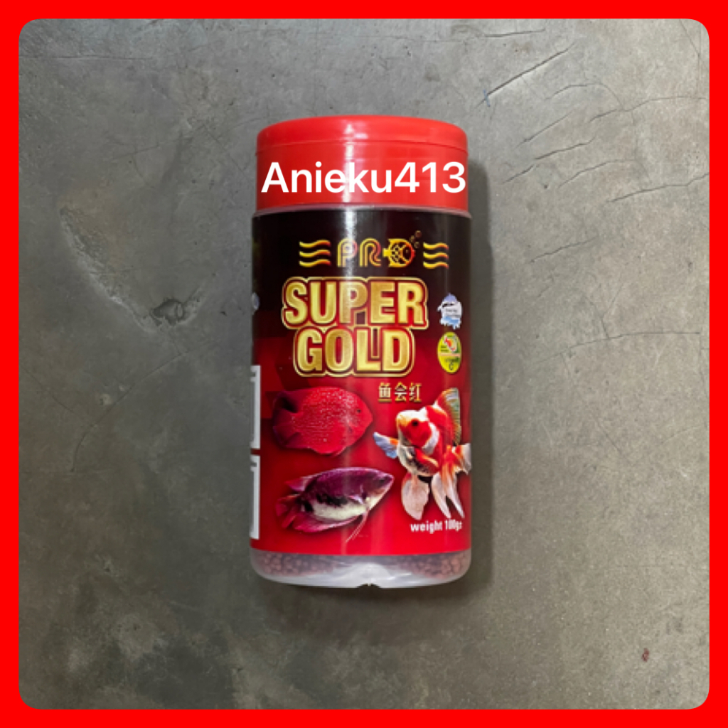 Pro Super Gold Fish Food - 100G | Shopee Malaysia