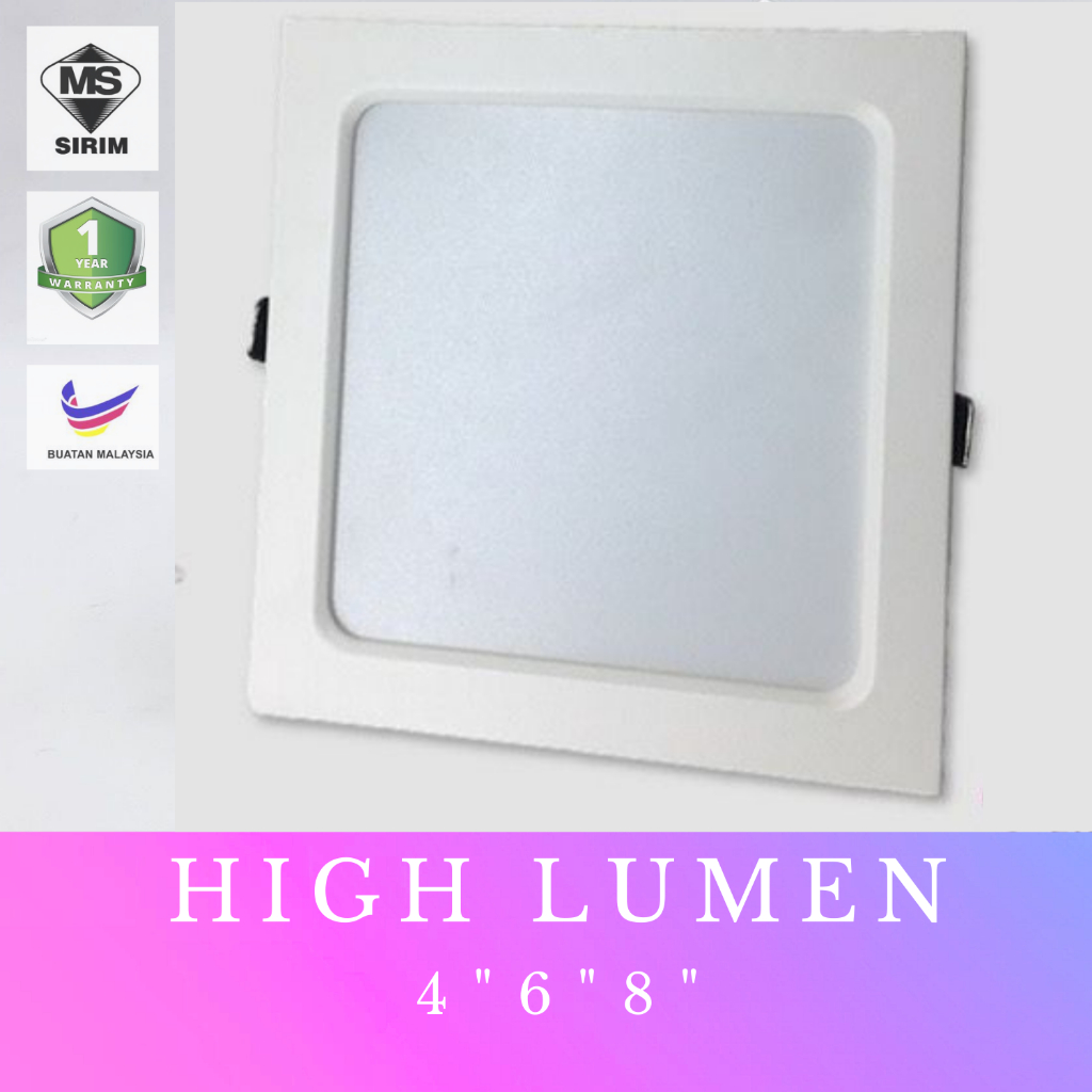 [SIRIM] LED Downlight 24W 18W 12W Lampu Siling Rumah Round Down Light ...