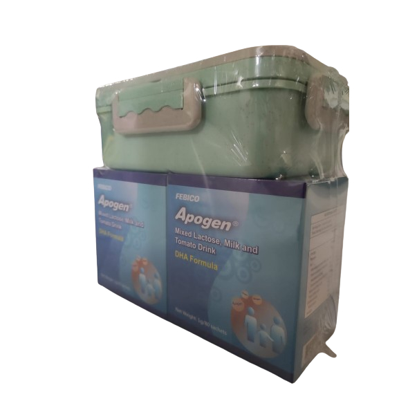 Apogen Granules Twin Pack Free Lunch Box (Expiry Nov 2026) | Shopee ...