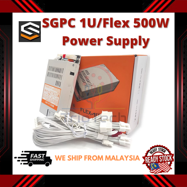 SGPC 1U FLEX Mini ITX 80 Plus Bronze Gold 300W 500W Full Modular Power ...