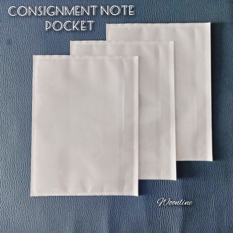 A6 Consignment Note Pocket Airway Bill/Flyer Pouch 17.3*13cm | Shopee ...